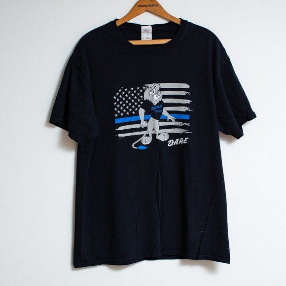 Fruit of the Loom | Shirts | Vintage Dare Usa Cartoon Lion Tshirt Large ...